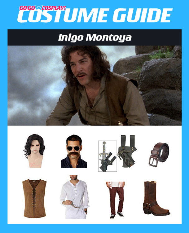 Inigo Montoya Costume - DIY Cosplay with Wig & Tunic Shirt