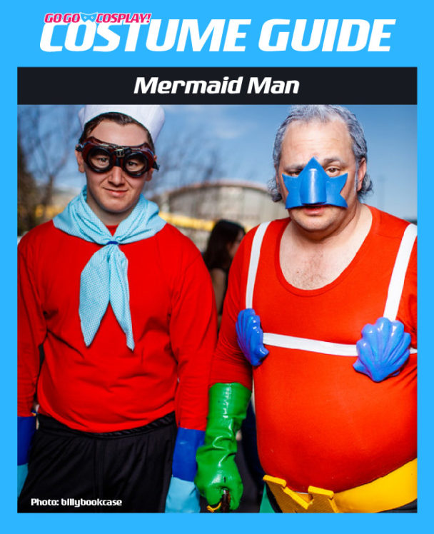 Mermaid Man Costume with Seashell Bra - DIY Guide for Cosplay